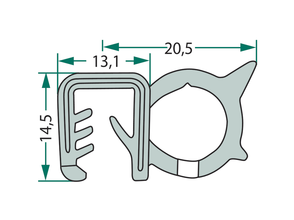 Joint d’étanchéité pour tracteur JOHN DEERE adaptable | RE570092