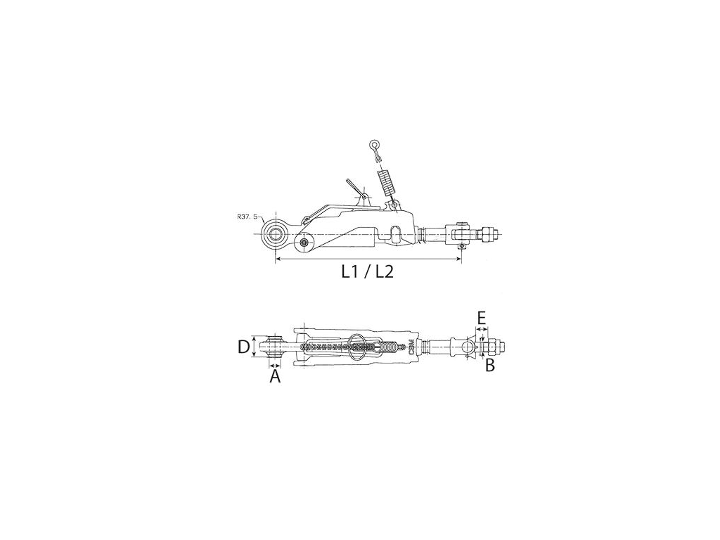 Stabilisateur automatique pour tracteur JOHN DEERE RE559338 adaptable