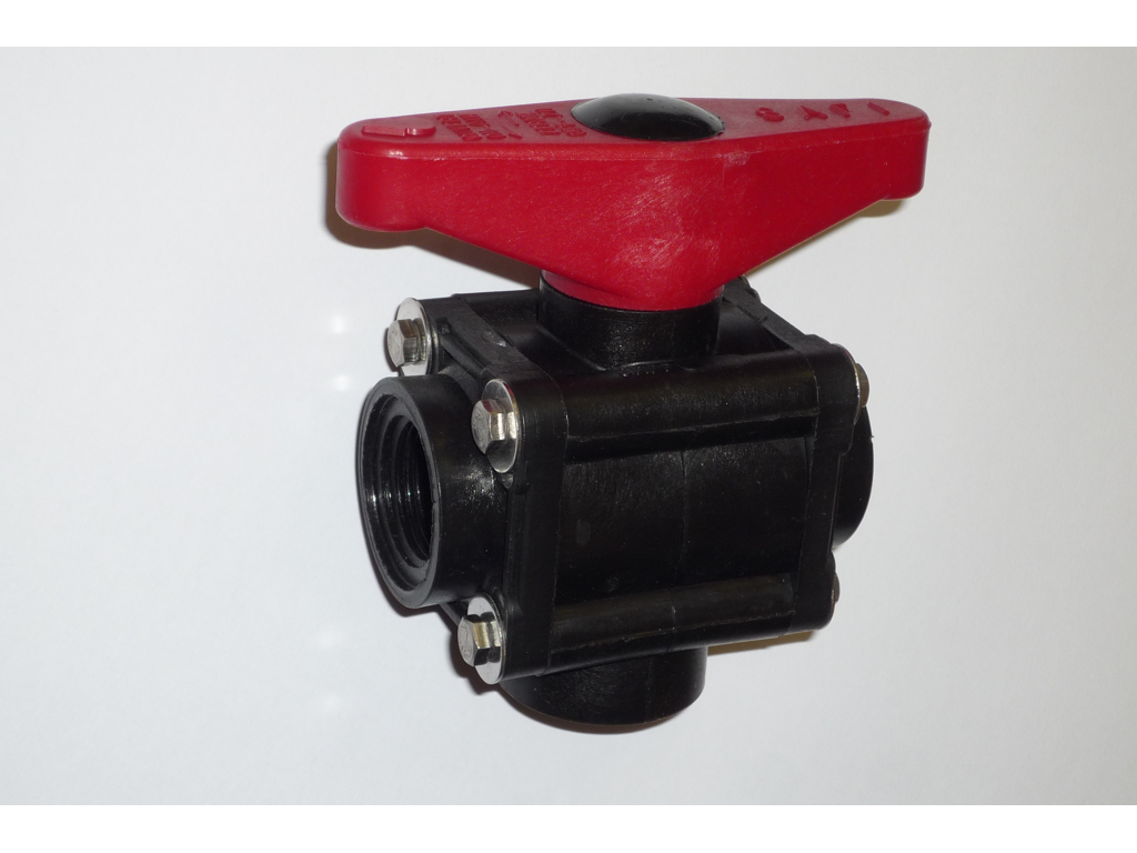 Vanne manuelle SAFI 3 voies 10 bars adaptable