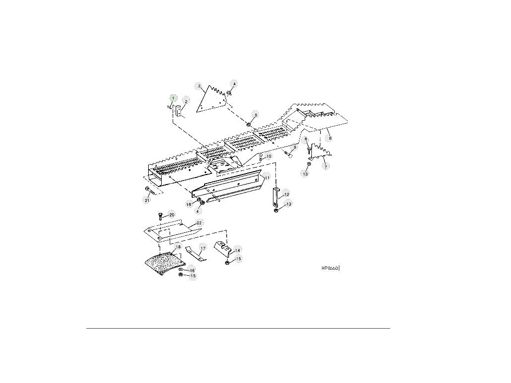 Secoueur pour moissonneuse JOHN DEERE AH209840 adaptable | Agriconomie