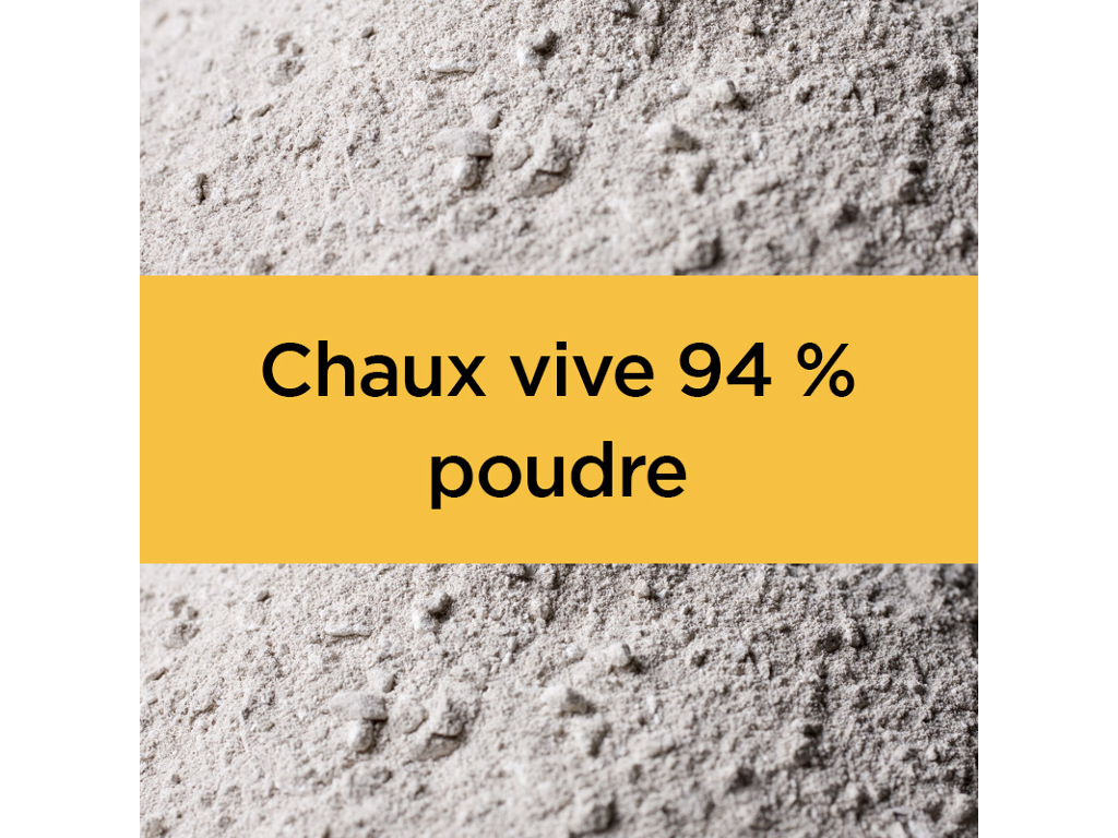 Chaux vive 94 poudre