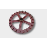 Roue crosskill Ø 350 mm pour rouleau émotteur adaptable