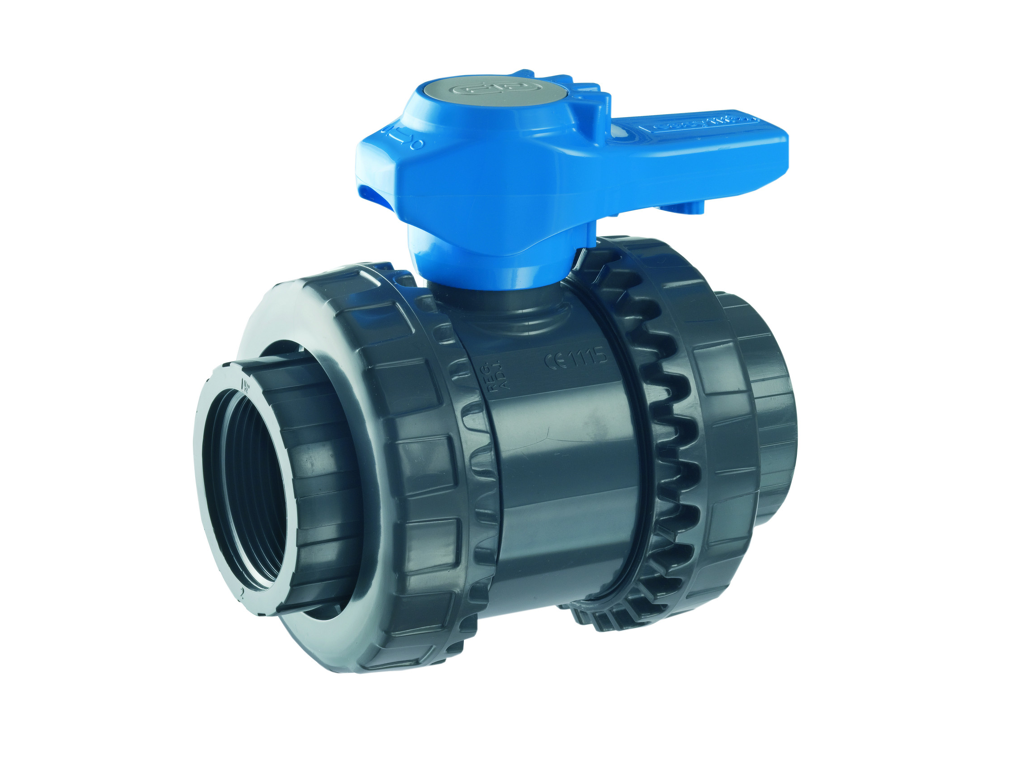 Vanne manuelle PVC 2 voies ø 40 - à coller FIP | Agriconomie