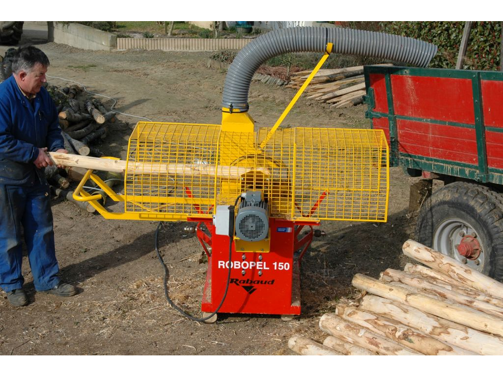 Machine à écorcer les pieux ROBOPEL 150 | RABAUD