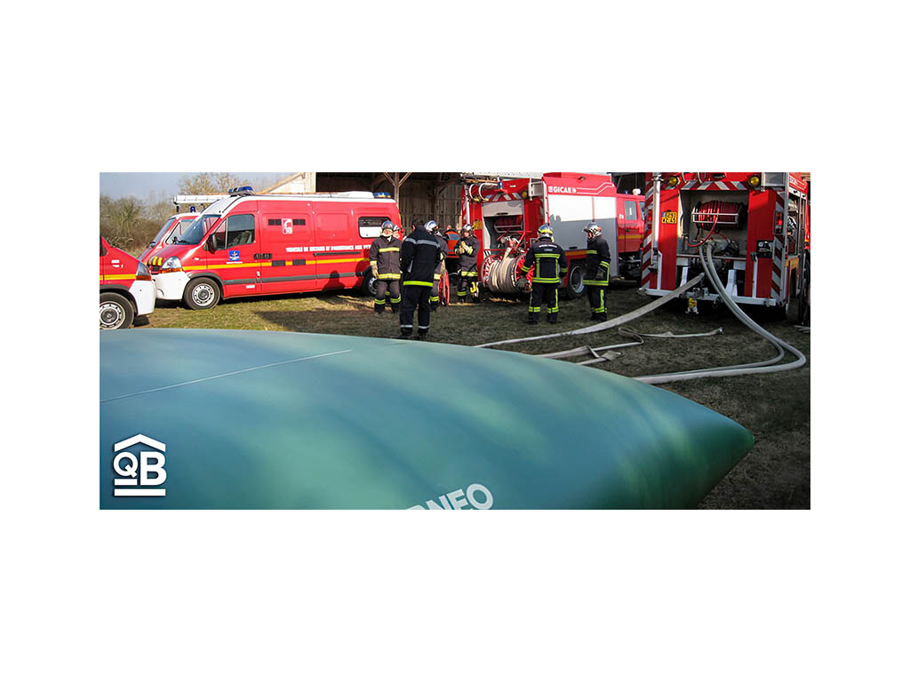 Réserve incendie 30 à 360 m3 avec piquage DN100 poteau incongelable ...