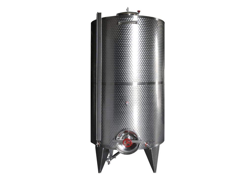 Cuve Inox fond conique et capacité fixe