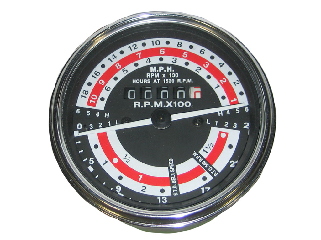 Tacómetro MPH Ø 88 mm para tractor MASSEY FERGUSON S41073 adaptable