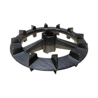 Roue crosskill Ø 400 mm pour rouleau émotteur LEMKEN 4239010 adaptable ...