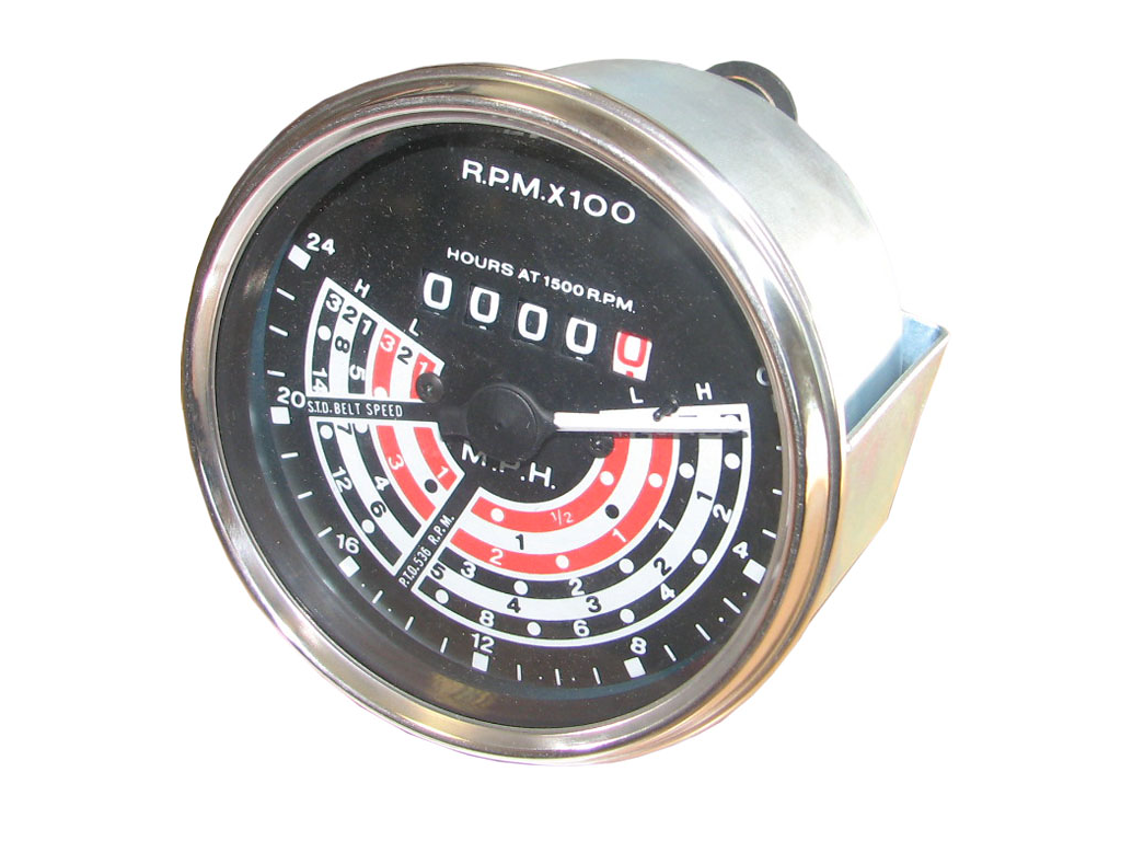 Tacómetro MPH Ø 90 mm para tractor MASSEY FERGUSON 890422M92 adaptable